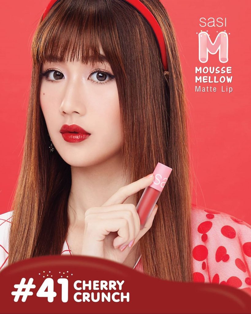 Sasi คอลเล็กชั่น Mousse Mellow ออกแป้งผสมรองพื้น 3 เฉดสี และลิปมูส 8 ...